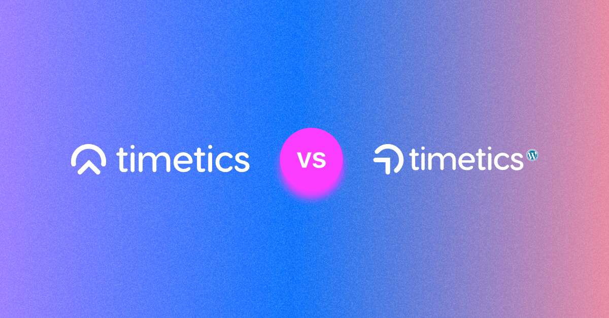 Timetics SaaS vs WP - Timetics